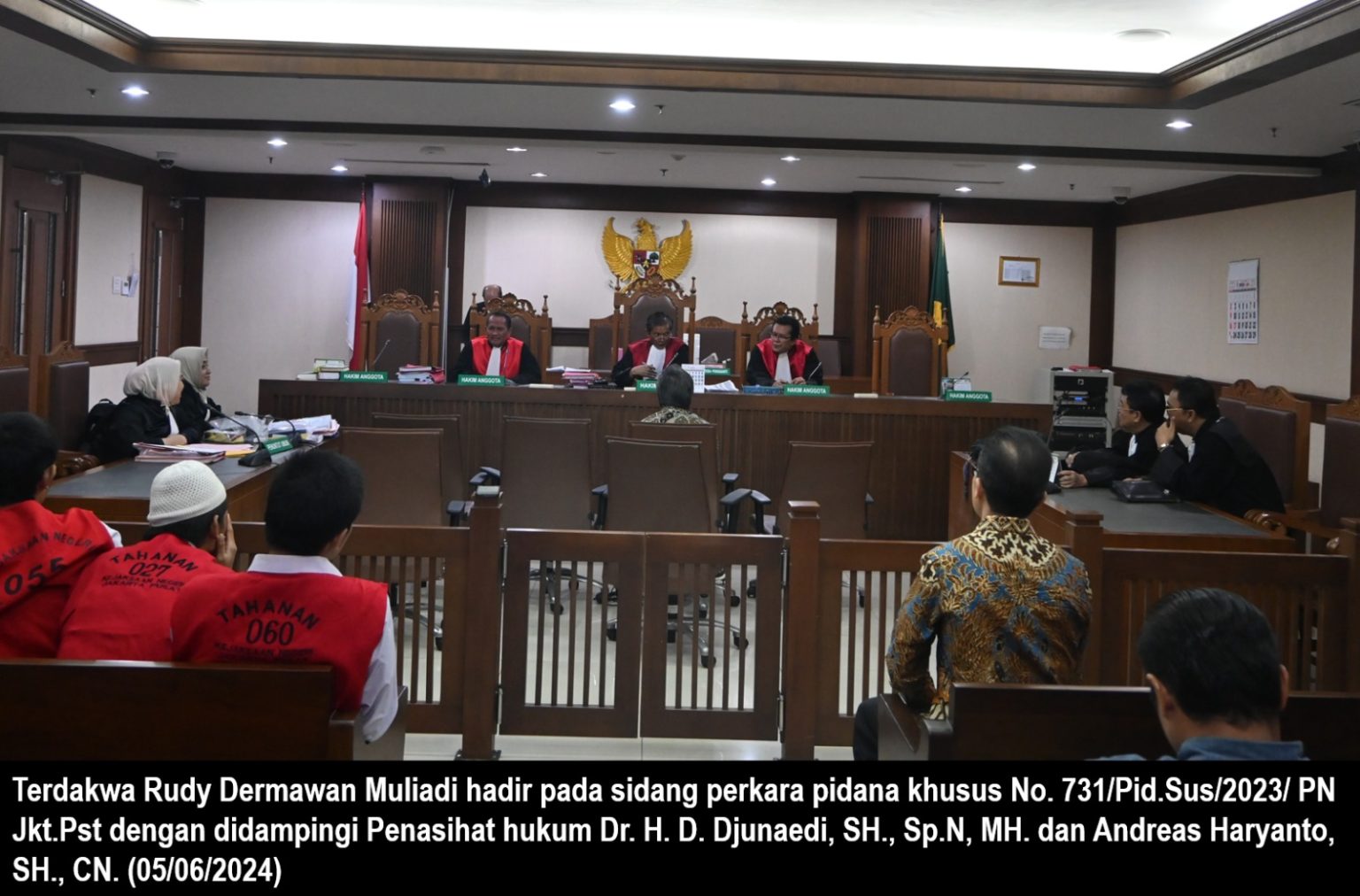 Menjelang Sidang Putusan Terdakwa Rudy Dermawan Muliadi Tak Ada Kerabat Yang Hadir - Asosiasi ...